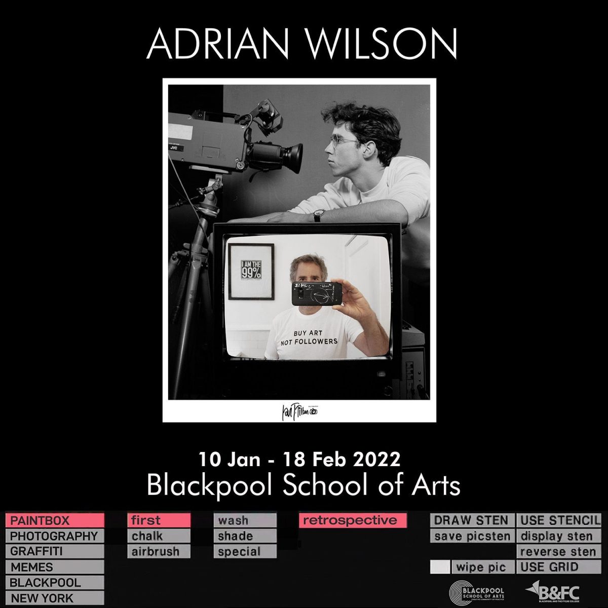 Adrian Wilson Quantel art photography exhibition Blackpool Jan-Feb 2022 ...